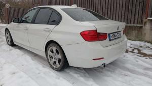 White BMW 328 2013 in Vilnius, with an engine capacity of 2.00 L and mileage of 192 thousand km for 10350 €, photo 29 on AUTOMOTO.COM.LV