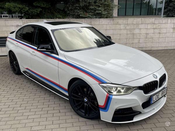White BMW 328 2014 in Vilnius, with an engine capacity of 2.00 L and mileage of 260 thousand km for 11100 €, photo 1 on AUTOMOTO.COM.LV
