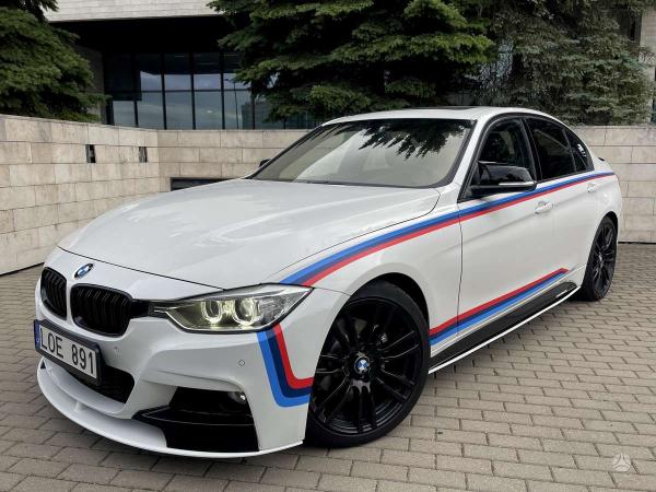 White BMW 328 2014 in Vilnius, with an engine capacity of 2.00 L and mileage of 260 thousand km for 11100 €, photo 2 on AUTOMOTO.COM.LV