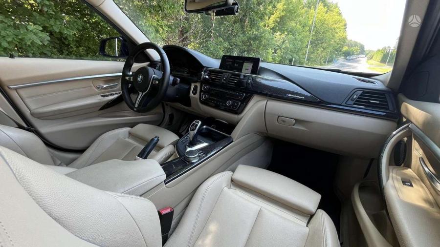 White BMW 328 2014 in Vilnius, with an engine capacity of 2.00 L and mileage of 212 thousand km for 13700 €, photo 13 on AUTOMOTO.COM.LV