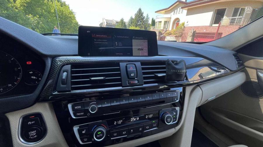 White BMW 328 2014 in Vilnius, with an engine capacity of 2.00 L and mileage of 212 thousand km for 13700 €, photo 14 on AUTOMOTO.COM.LV