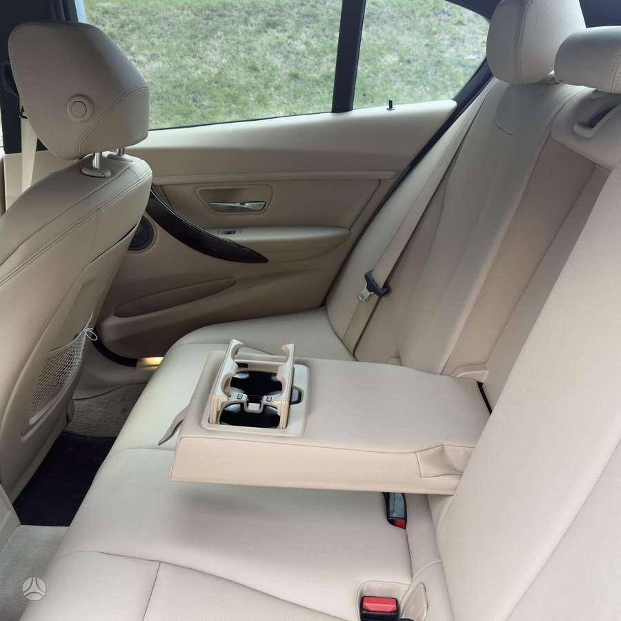 White BMW 328 2014 in Vilnius, with an engine capacity of 2.00 L and mileage of 289 thousand km for 13500 €, photo 14 on AUTOMOTO.COM.LV