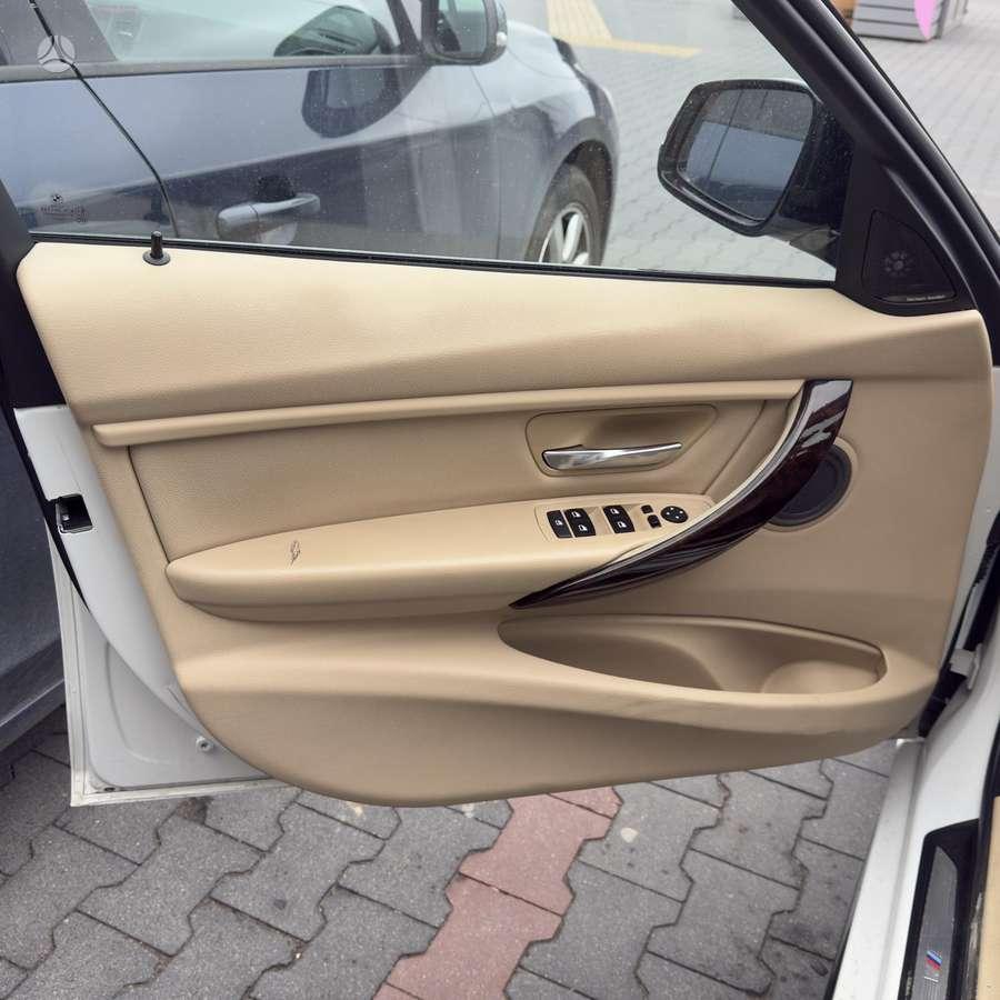 White BMW 328 2014 in Vilnius, with an engine capacity of 2.00 L and mileage of 289 thousand km for 13500 €, photo 21 on AUTOMOTO.COM.LV