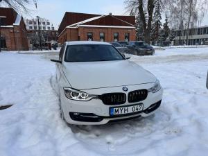 White BMW 328 2015 in Kaunas, with an engine capacity of 2.00 L and mileage of 142 thousand km for 9500 €, photo 9 on AUTOMOTO.COM.LV
