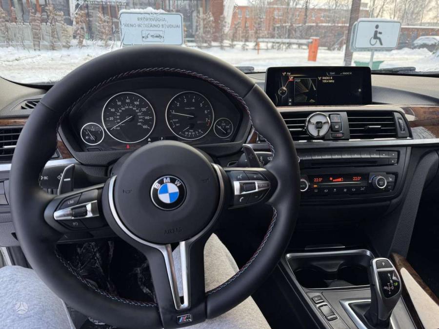 White BMW 328 2015 in Kaunas, with an engine capacity of 2.00 L and mileage of 142 thousand km for 9500 €, photo 11 on AUTOMOTO.COM.LV