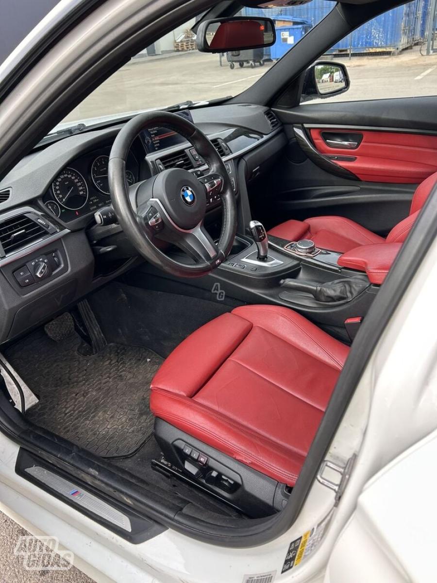 White BMW 328 2015 in Panevezys, with an engine capacity of 2.00 L and mileage of 237 thousand km for 11500 €, photo 10 on AUTOMOTO.COM.LV