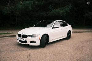 White BMW 328 2015 in Vilnius, with an engine capacity of 2.00 L and mileage of 238 thousand km for 10500 €, photo  on AUTOMOTO.COM.LV