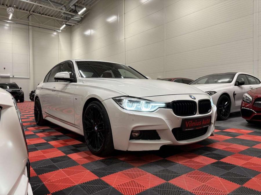 White BMW 328 2016 in Vilnius, with an engine capacity of 2.00 L and mileage of 259 thousand km for 13200 €, photo 3 on AUTOMOTO.COM.LV