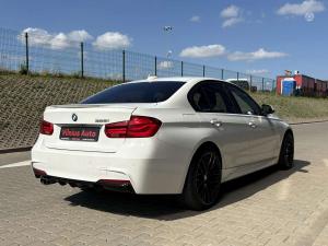 White BMW 328 2016 in Vilnius, with an engine capacity of 2.00 L and mileage of 259 thousand km for 11490 €, photo 5 on AUTOMOTO.COM.LV