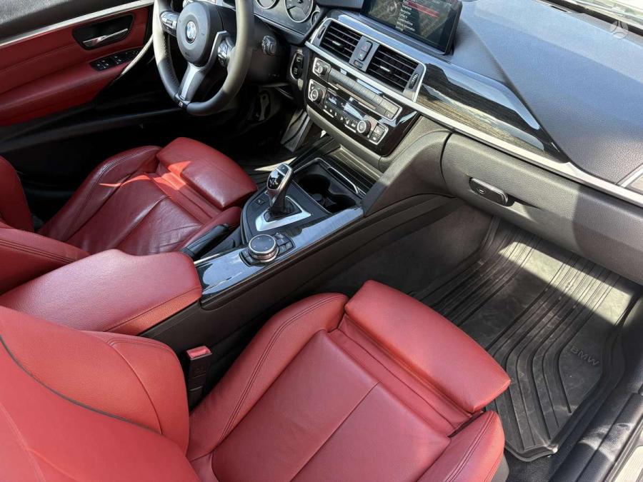 White BMW 328 2016 in Vilnius, with an engine capacity of 2.00 L and mileage of 259 thousand km for 11490 €, photo 17 on AUTOMOTO.COM.LV