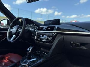 White BMW 328 2016 in Vilnius, with an engine capacity of 2.00 L and mileage of 259 thousand km for 11490 €, photo 19 on AUTOMOTO.COM.LV