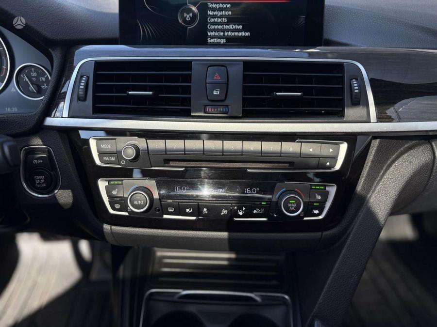 White BMW 328 2016 in Vilnius, with an engine capacity of 2.00 L and mileage of 259 thousand km for 11490 €, photo 25 on AUTOMOTO.COM.LV