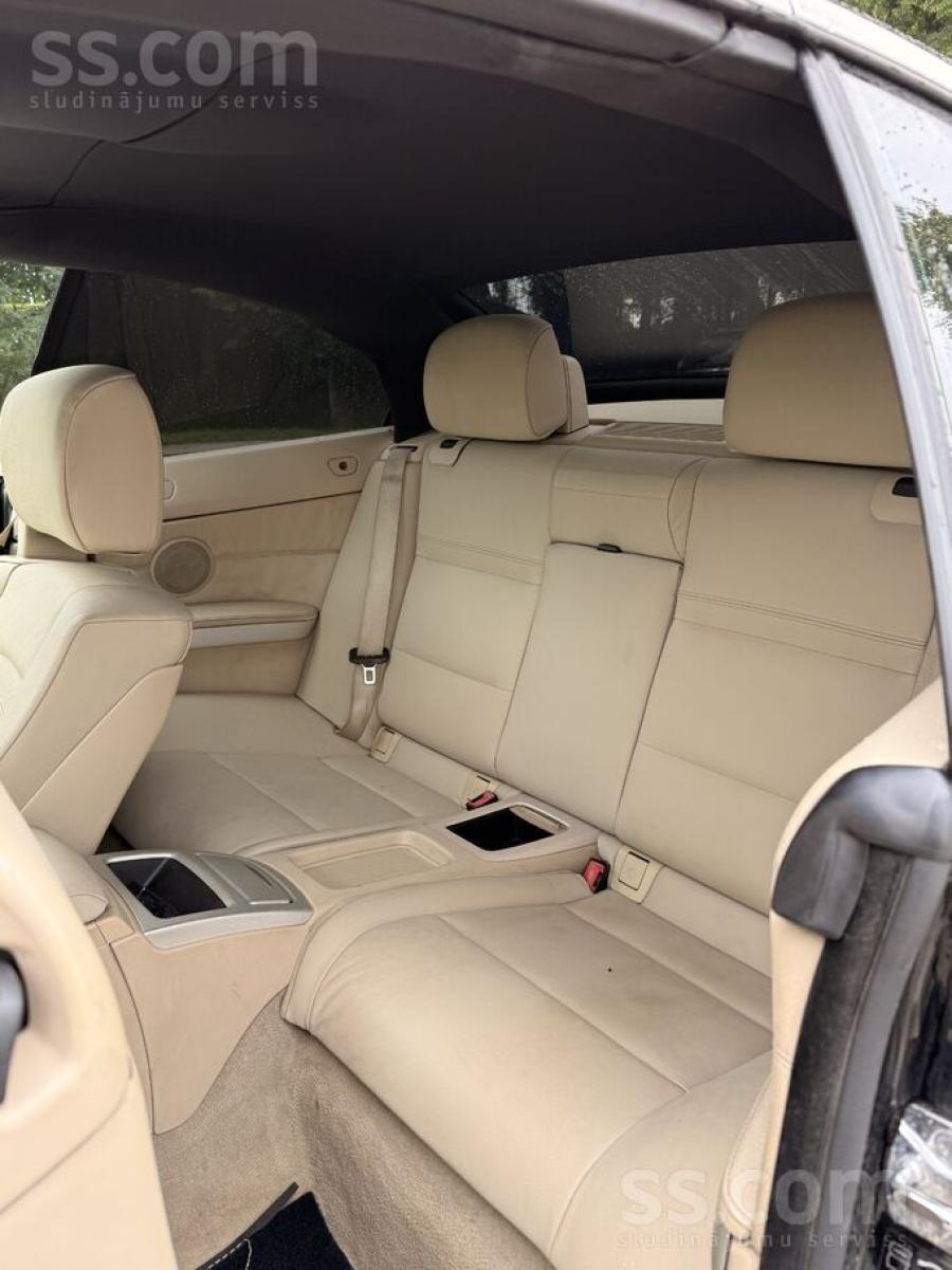 Black BMW 330 2007 in Kuldiga, with an engine capacity of 3.00 L and mileage of 281 thousand km for 7680 €, photo 5 on AUTOMOTO.COM.LV