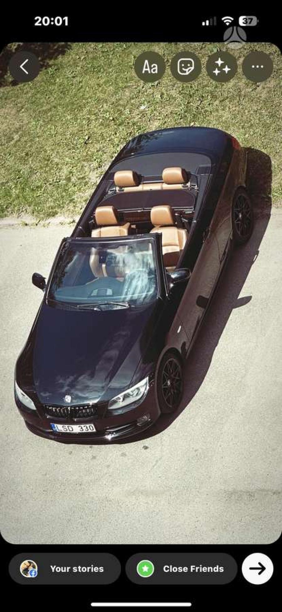 Black BMW 330 2010 in Telschi, with an engine capacity of 2.99 L and mileage of 222 thousand km for 9999 €, photo 3 on AUTOMOTO.COM.LV