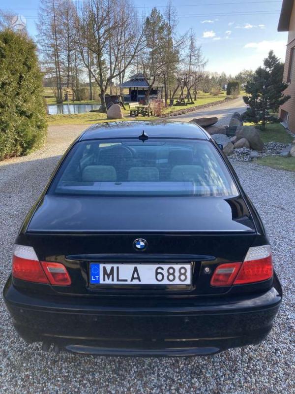 Melns BMW 330 2004 Šakiai, ar dzinēja tilpumu 2.99 L un nobraukumu 350 tūkst. km par 6000 €, foto 6 vietnē AUTOMOTO.COM.LV