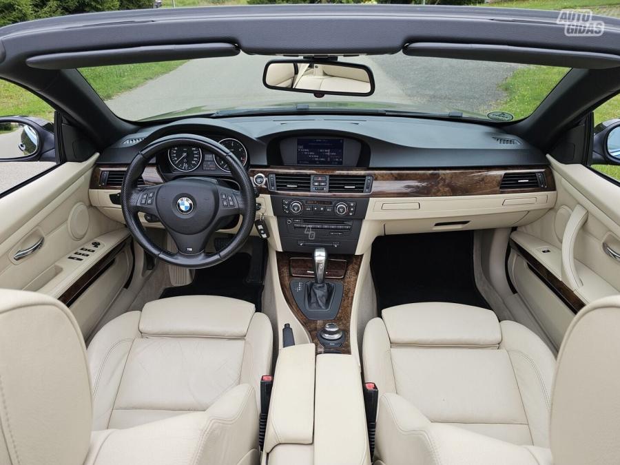 Black BMW 330 2007 in Vilnius, with an engine capacity of 3.00 L and mileage of 309 thousand km for 8800 €, photo 16 on AUTOMOTO.COM.LV