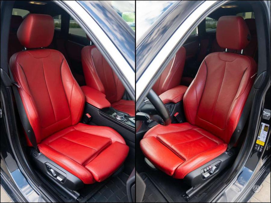 Black BMW 330 2017 in Vilnius, with an engine capacity of 2.00 L and mileage of 233 thousand km for 11850 €, photo 18 on AUTOMOTO.COM.LV