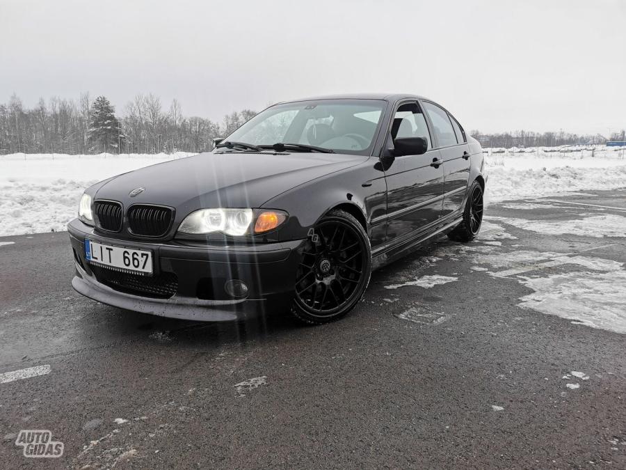 Black BMW 330 2004 in Kaisiadorys, with an engine capacity of 3.00 L and mileage of 530 thousand km for 3500 €, photo 1 on AUTOMOTO.COM.LV