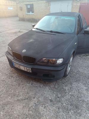 Black BMW 330 2004 in Visaginas, with an engine capacity of 3.00 L and mileage of 350 thousand km for 1200 €, photo  on AUTOMOTO.COM.LV