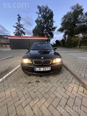 Black BMW 330 2004 in Riga, with an engine capacity of 3.00 L and mileage of 336 thousand km for 3000 €, photo 1 on AUTOMOTO.COM.LV