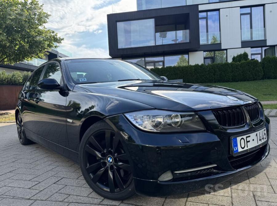 Black BMW 330 2006 in Riga, with an engine capacity of 3.00 L and mileage of 0 thousand km for 5000 €, photo 1 on AUTOMOTO.COM.LV