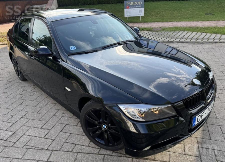 Black BMW 330 2006 in Riga, with an engine capacity of 3.00 L and mileage of 0 thousand km for 5000 €, photo 4 on AUTOMOTO.COM.LV