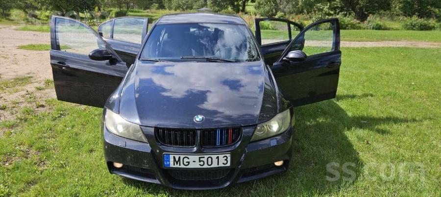 Black BMW 330 2006 in Gulbene, with an engine capacity of 3.00 L and mileage of 411 thousand km for 5200 €, photo 3 on AUTOMOTO.COM.LV