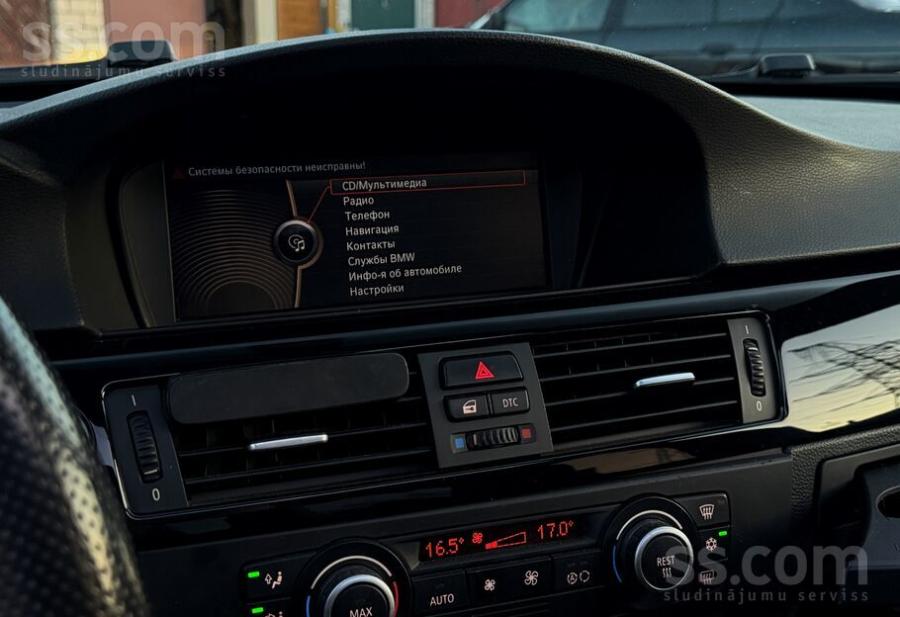 Melns BMW 330 2006 Rīga, ar dzinēja tilpumu 3.00 L un nobraukumu 340 tūkst. km par 6200 €, foto 10 vietnē AUTOMOTO.COM.LV