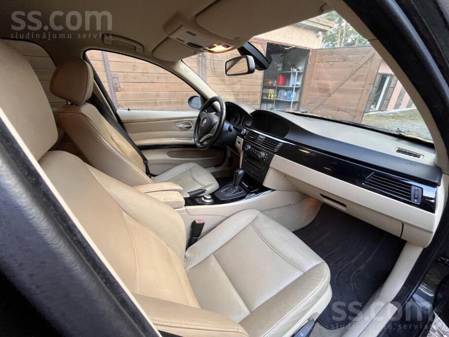 Black BMW 330 2007 in Jurmala, with an engine capacity of 3.00 L and mileage of 306 thousand km for 4190 €, photo 7 on AUTOMOTO.COM.LV