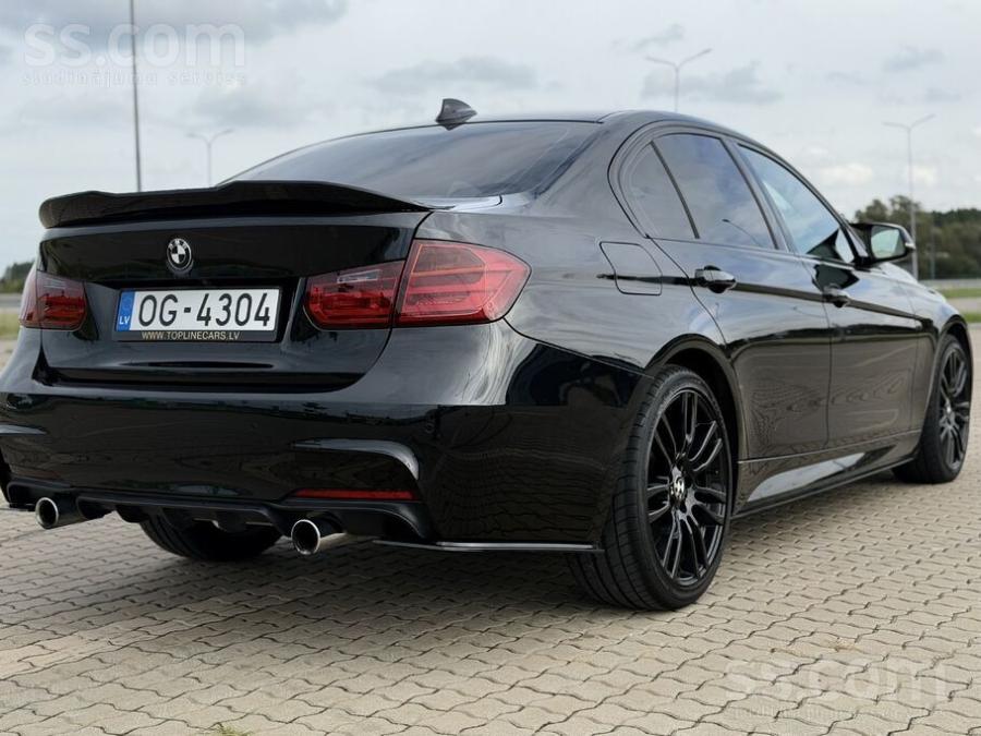 Black BMW 330 2013 in Riga, with an engine capacity of 3.00 L and mileage of 237 thousand km for 16600 €, photo 10 on AUTOMOTO.COM.LV