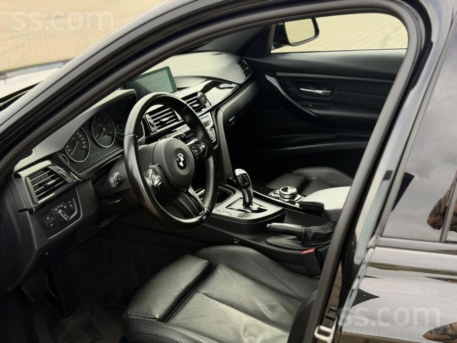 Black BMW 330 2013 in Riga, with an engine capacity of 3.00 L and mileage of 237 thousand km for 16600 €, photo 14 on AUTOMOTO.COM.LV