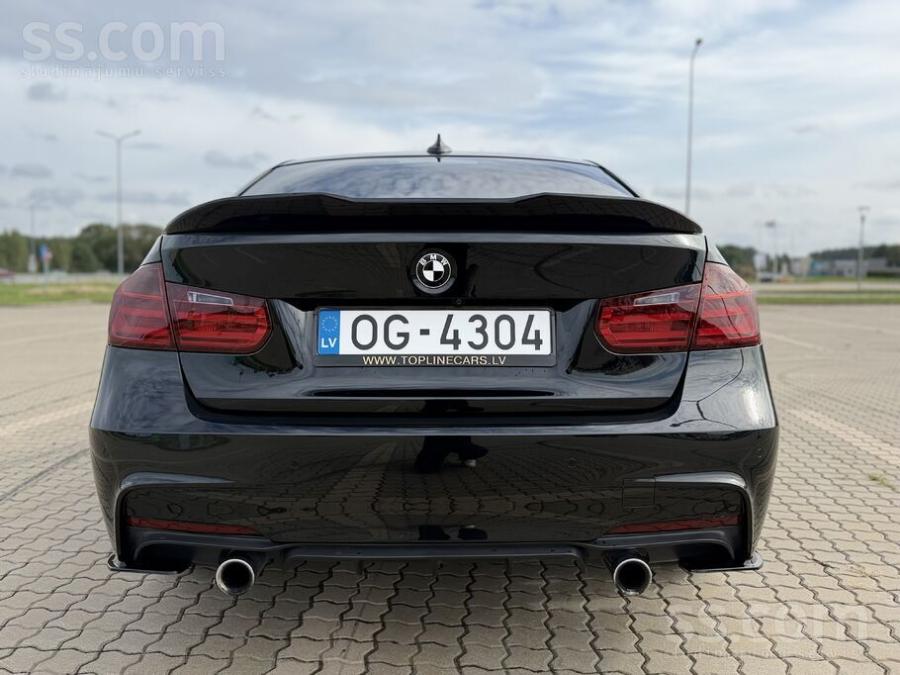 Black BMW 330 2013 in Riga, with an engine capacity of 3.00 L and mileage of 237 thousand km for 16600 €, photo 22 on AUTOMOTO.COM.LV