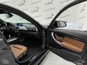 Black BMW 330 2016 in Avizieniai, with an engine capacity of 2.00 L and mileage of 210 thousand km for 14200 €, photo 8 on AUTOMOTO.COM.LV