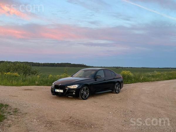 Black BMW 330 2016 in Riga, with an engine capacity of 2.00 L and mileage of 117 thousand km for 16899 €, photo 1 on AUTOMOTO.COM.LV