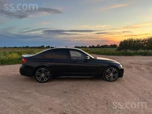 Black BMW 330 2016 in Riga, with an engine capacity of 2.00 L and mileage of 119 thousand km for 15899 €, photo 6 on AUTOMOTO.COM.LV