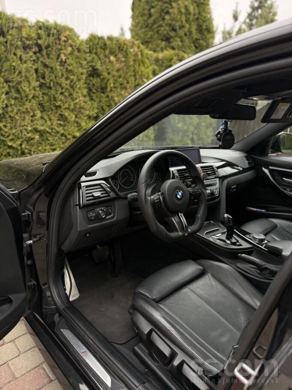 Black BMW 330 2016 in Jelgava, with an engine capacity of 2.00 L and mileage of 209 thousand km for 14500 €, photo 6 on AUTOMOTO.COM.LV