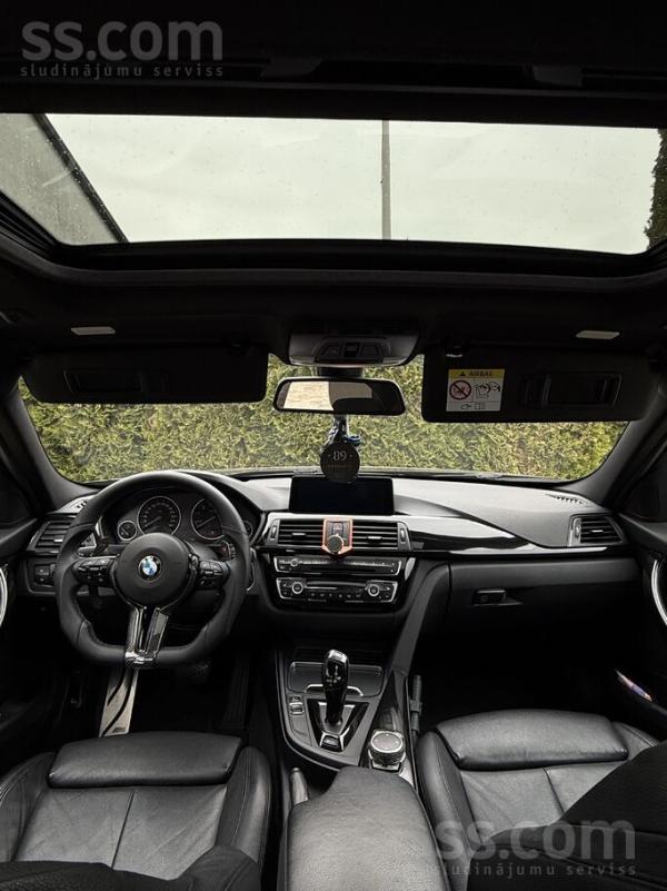 Black BMW 330 2016 in Jelgava, with an engine capacity of 2.00 L and mileage of 209 thousand km for 14500 €, photo 7 on AUTOMOTO.COM.LV