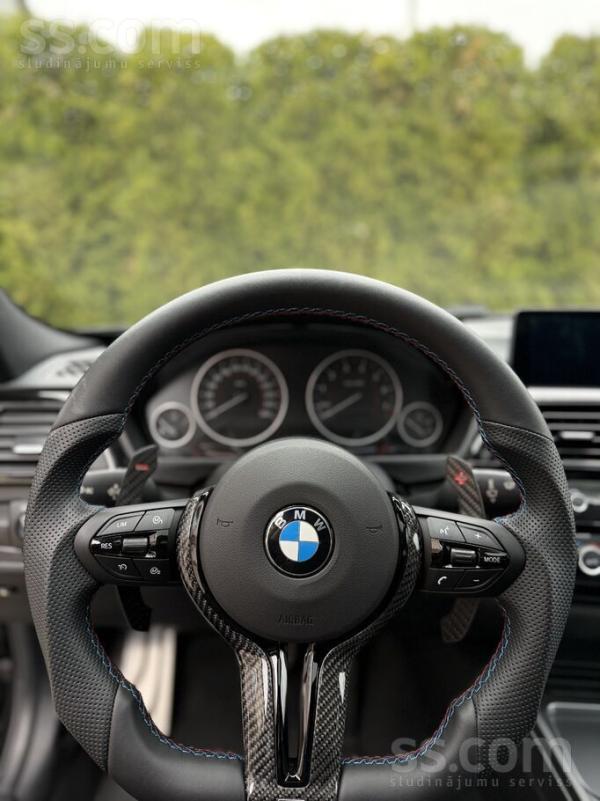 Black BMW 330 2016 in Jelgava, with an engine capacity of 2.00 L and mileage of 209 thousand km for 14500 €, photo 9 on AUTOMOTO.COM.LV