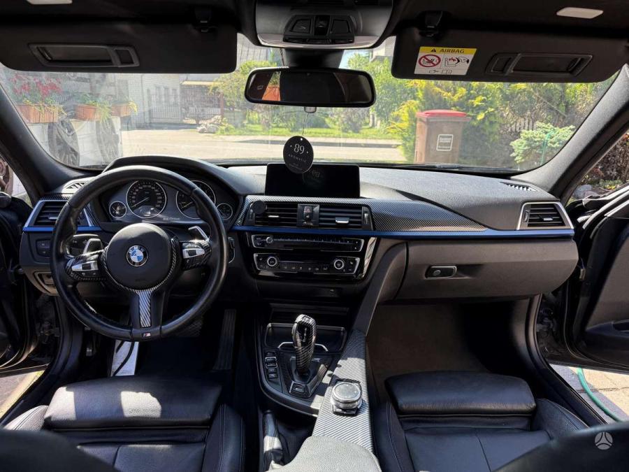 Black BMW 330 2016 in Klaipeda, with an engine capacity of 2.00 L and mileage of 250 thousand km for 12500 €, photo 25 on AUTOMOTO.COM.LV