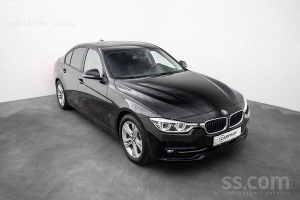 Black BMW 330 2016 in Tallinn, with an engine capacity of 2.00 L and mileage of 145 thousand km for 13199 €, photo 5 on AUTOMOTO.COM.LV