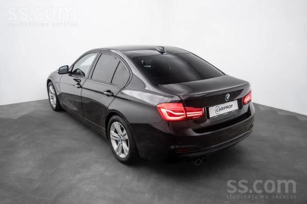 Black BMW 330 2016 in Tallinn, with an engine capacity of 2.00 L and mileage of 145 thousand km for 13199 €, photo 8 on AUTOMOTO.COM.LV