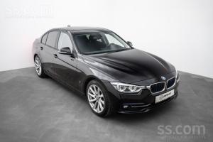 Black BMW 330 2017 in Riga, with an engine capacity of 2.00 L and mileage of 15 thousand km for 14999 €, photo 4 on AUTOMOTO.COM.LV