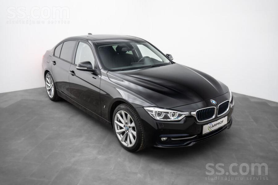 Black BMW 330 2017 in Riga, with an engine capacity of 2.00 L and mileage of 15 thousand km for 14999 €, photo 4 on AUTOMOTO.COM.LV