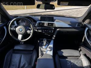 Black BMW 330 2017 in Riga, with an engine capacity of 3.00 L and mileage of 293 thousand km for 15900 €, photo 13 on AUTOMOTO.COM.LV