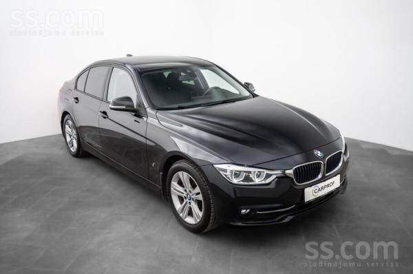 Black BMW 330 2017 in Tallinn, with an engine capacity of 2.00 L and mileage of 174 thousand km for 13499 €, photo 3 on AUTOMOTO.COM.LV