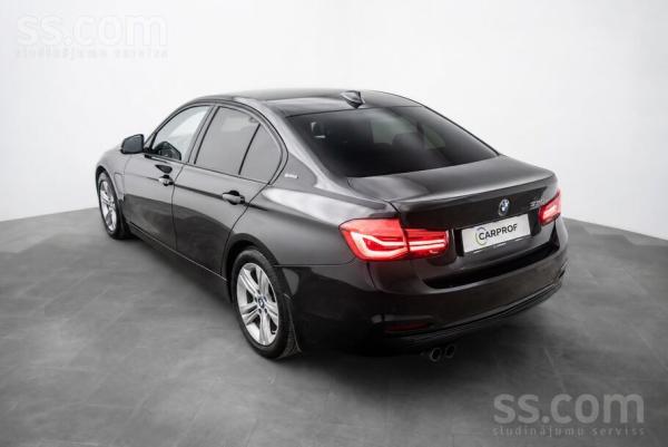 Black BMW 330 2017 in Tallinn, with an engine capacity of 2.00 L and mileage of 174 thousand km for 13499 €, photo 6 on AUTOMOTO.COM.LV