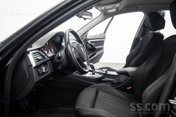 Black BMW 330 2017 in Tallinn, with an engine capacity of 2.00 L and mileage of 174 thousand km for 13499 €, photo 7 on AUTOMOTO.COM.LV