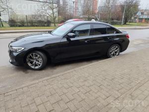 Black BMW 330 2019 in Riga, with an engine capacity of 2.00 L and mileage of 101 thousand km for 24000 €, photo 1 on AUTOMOTO.COM.LV