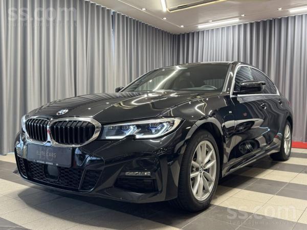 Black BMW 330 2019 in Riga, with an engine capacity of 2.00 L and mileage of 98 thousand km for 26995 €, photo 1 on AUTOMOTO.COM.LV