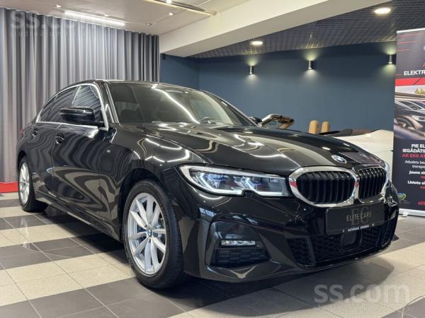 Black BMW 330 2019 in Riga, with an engine capacity of 2.00 L and mileage of 98 thousand km for 26995 €, photo 3 on AUTOMOTO.COM.LV